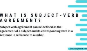 Rules of Subject-Verb Agreement and Their Examples [PDF]