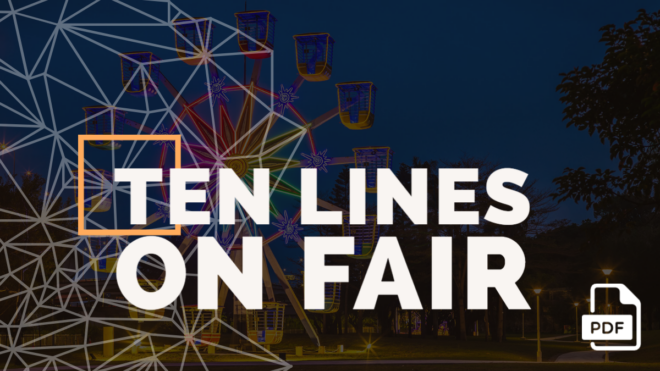 10 Lines on Fair in English [3 Examples] - English Compositions